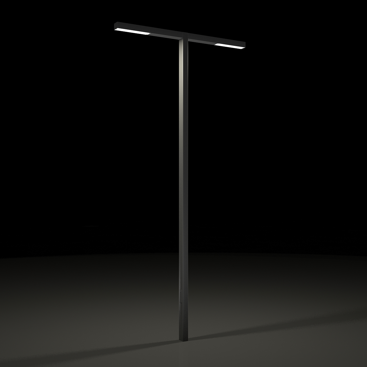 street light poles modern 3d max