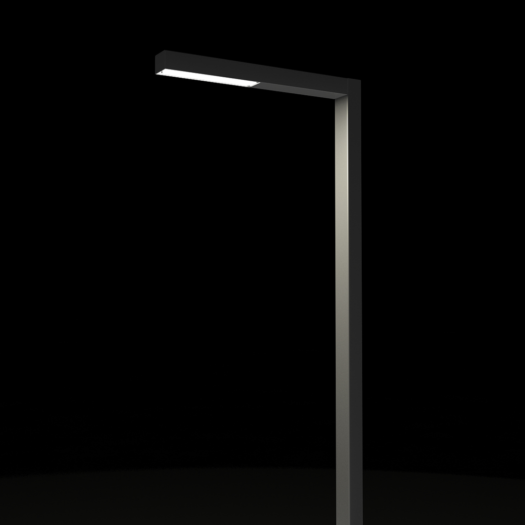 street light poles modern 3d max