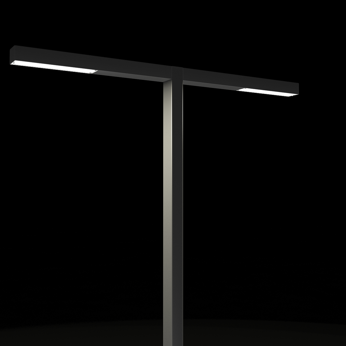 street light poles modern 3d max