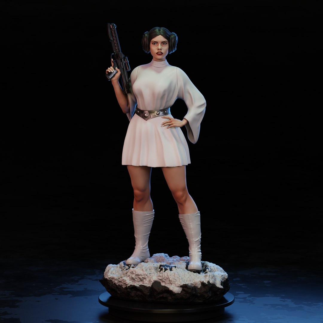 3D Model Princesa Leia - TurboSquid 2394647