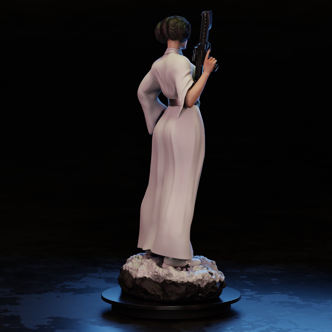 3D Model Princesa Leia - TurboSquid 2394647