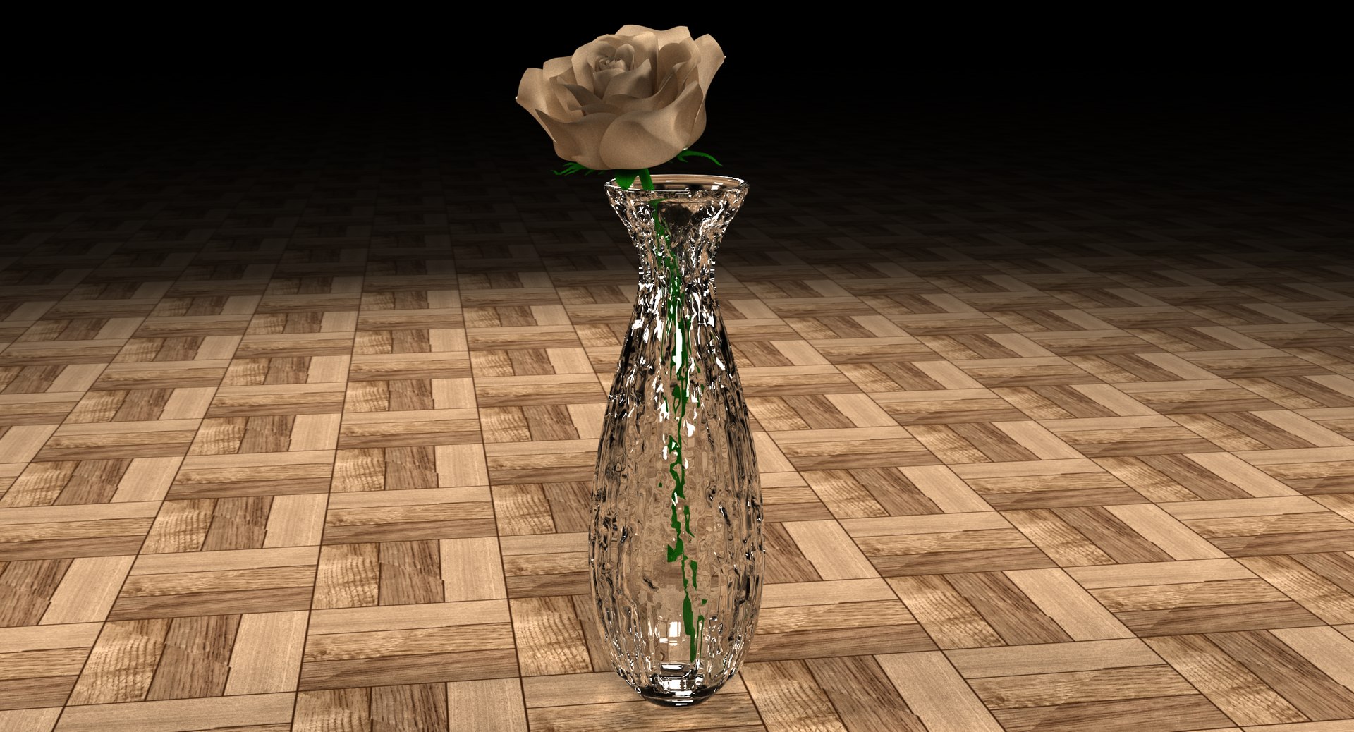 3D White Rose Model - TurboSquid 2167186