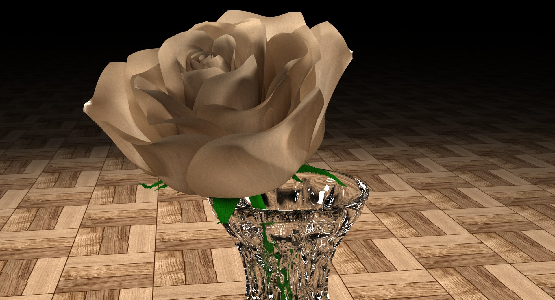 3D White Rose Model - TurboSquid 2167186