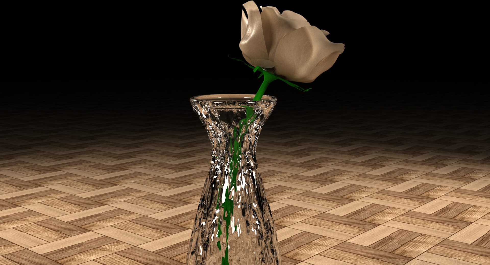 3D White Rose Model - TurboSquid 2167186
