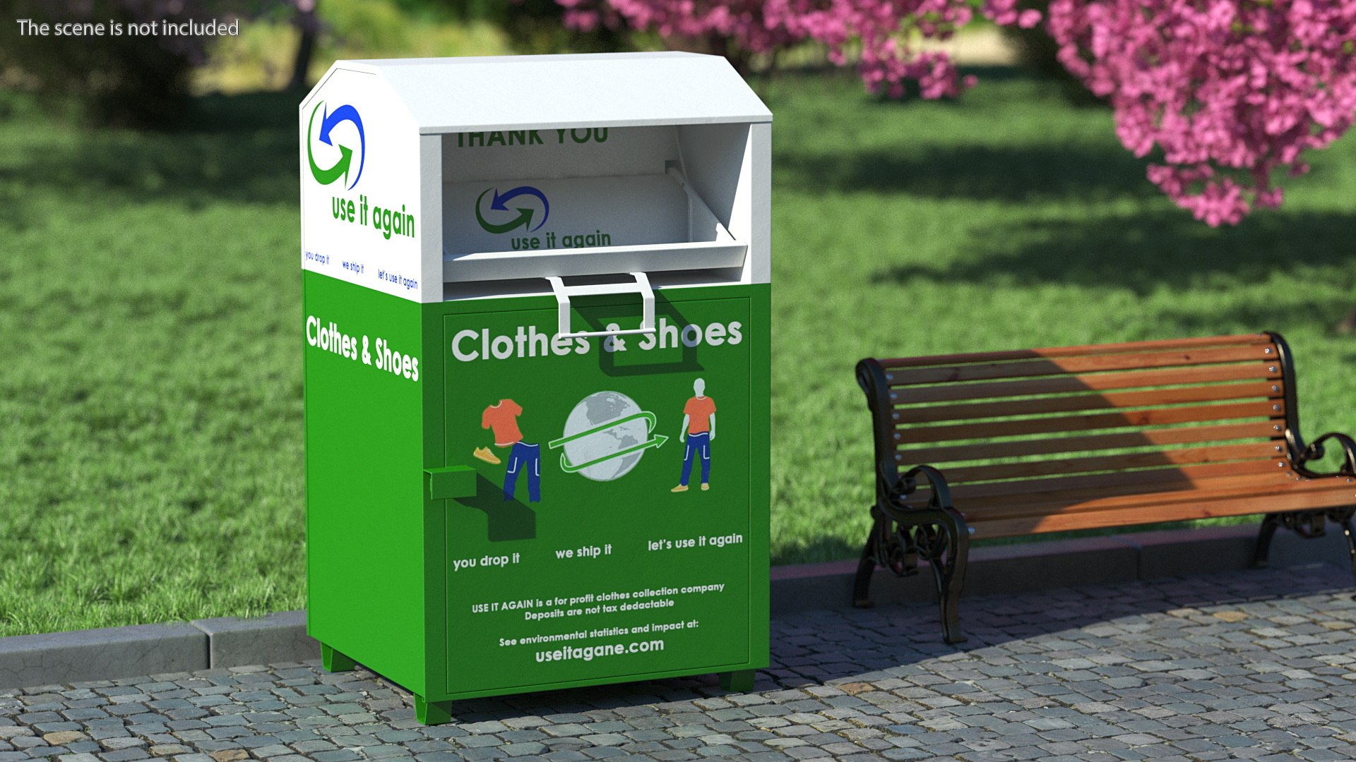 Recycle Drop Box For Clothes Rigged 3D Model - TurboSquid 2046403