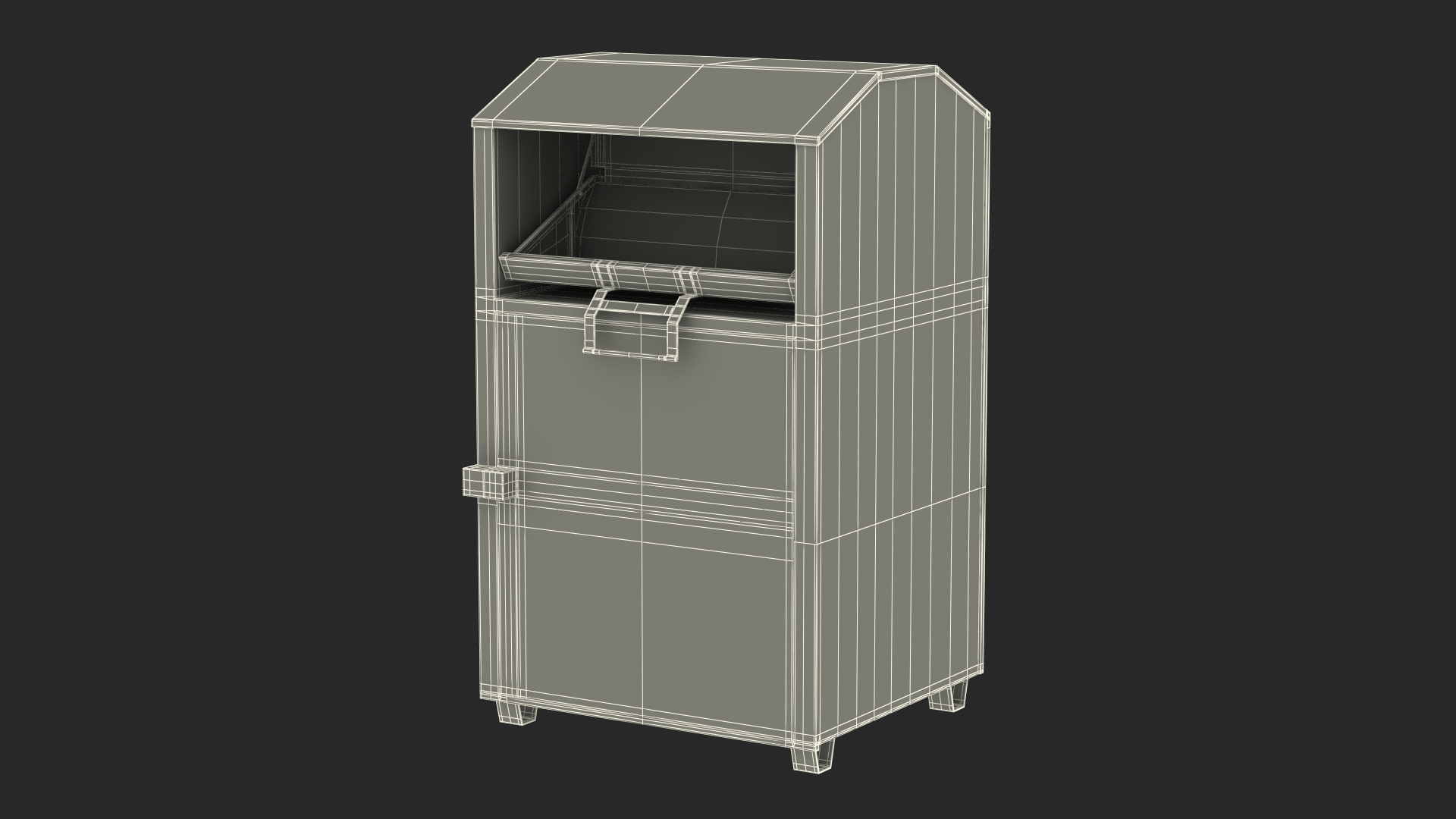 Recycle Drop Box For Clothes Rigged 3D Model - TurboSquid 2046403