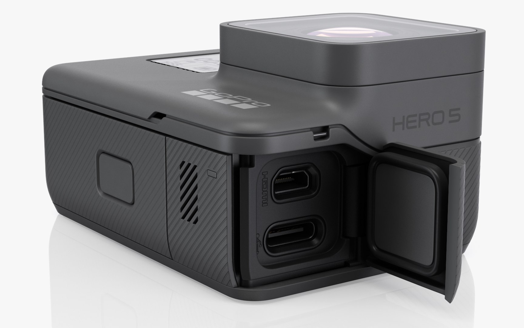 3d Gopro Black Cameras Model