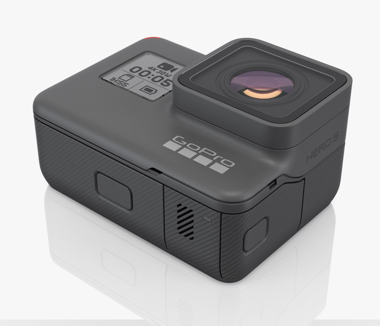 3d Gopro Black Cameras Model