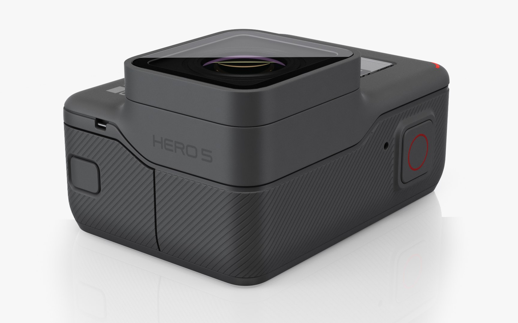 3d Gopro Black Cameras Model