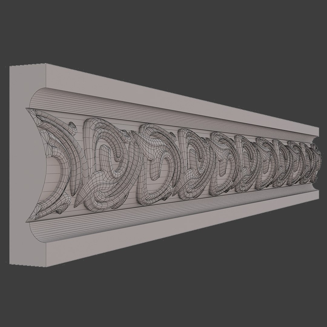 3D Moulding Cnc Model - TurboSquid 1374501