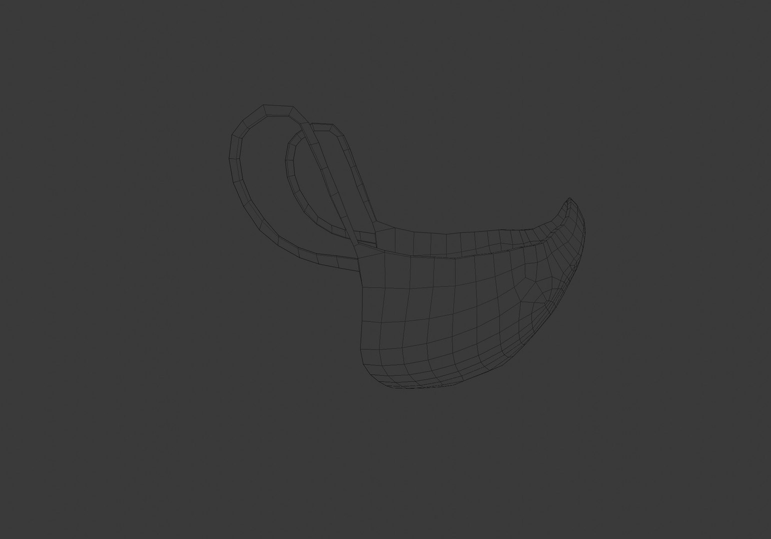 3D white mask low poly - TurboSquid 1885648