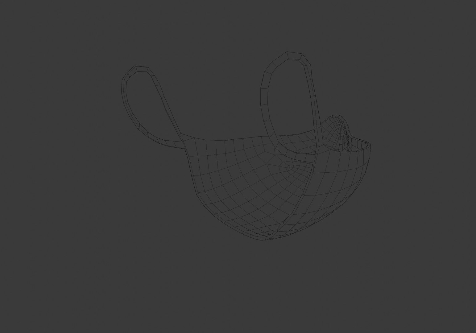 3D white mask low poly - TurboSquid 1885648