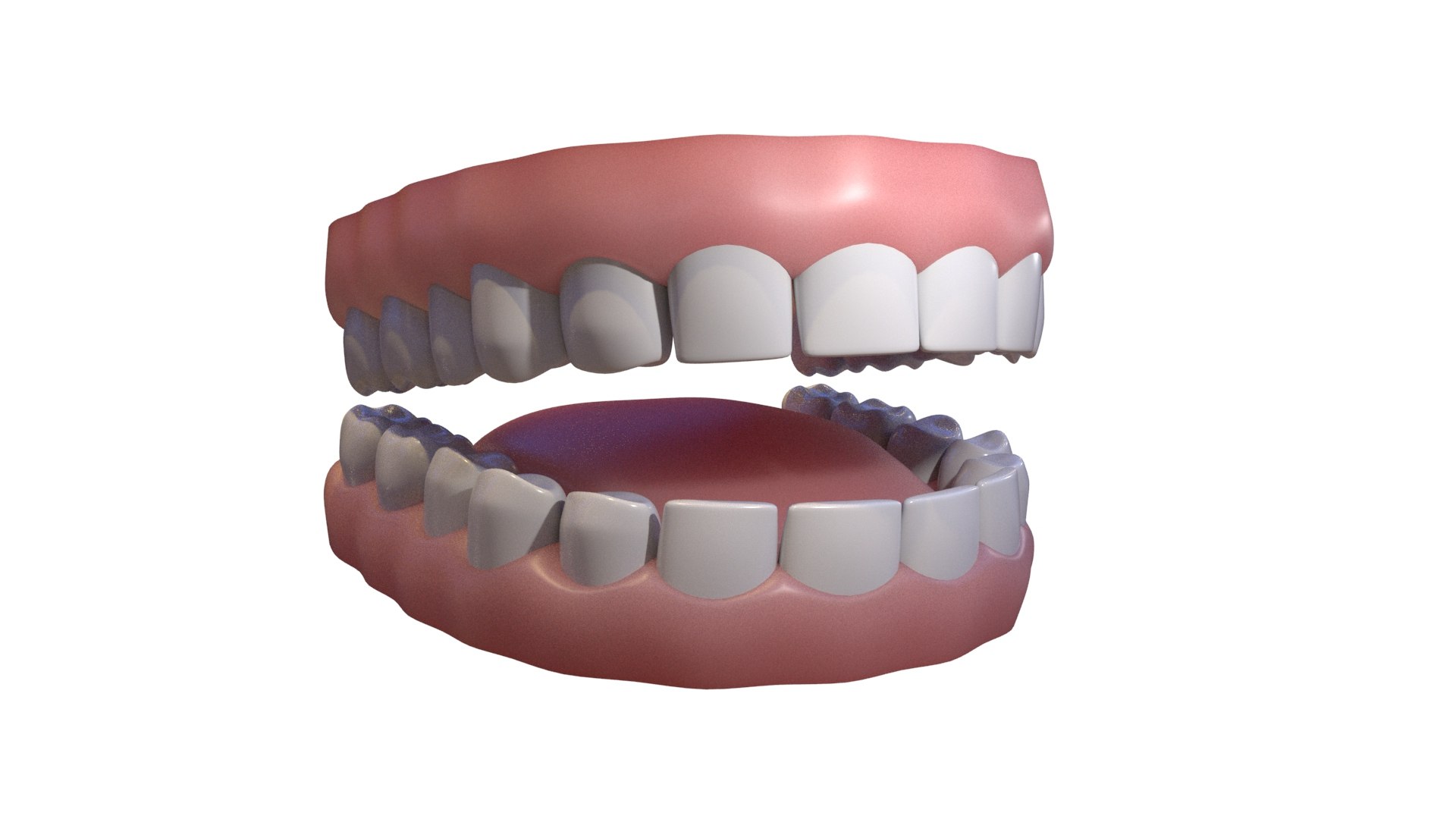 Stylized Human Teeth Model - TurboSquid 1708158