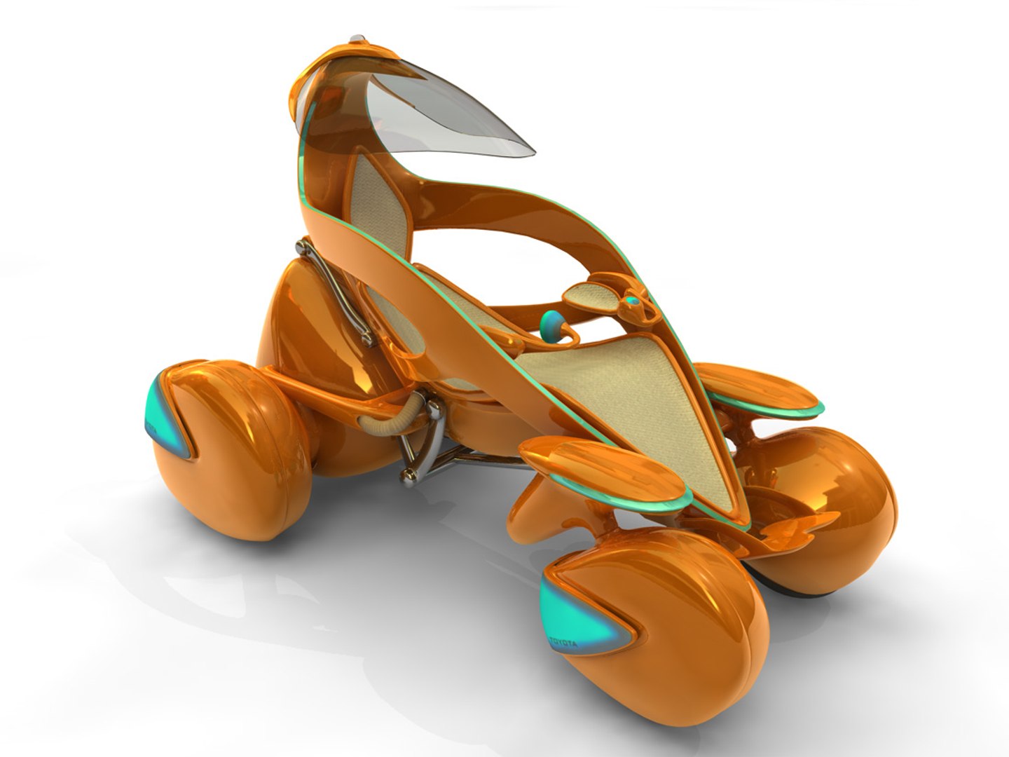 3d Concept Car Toyota Model