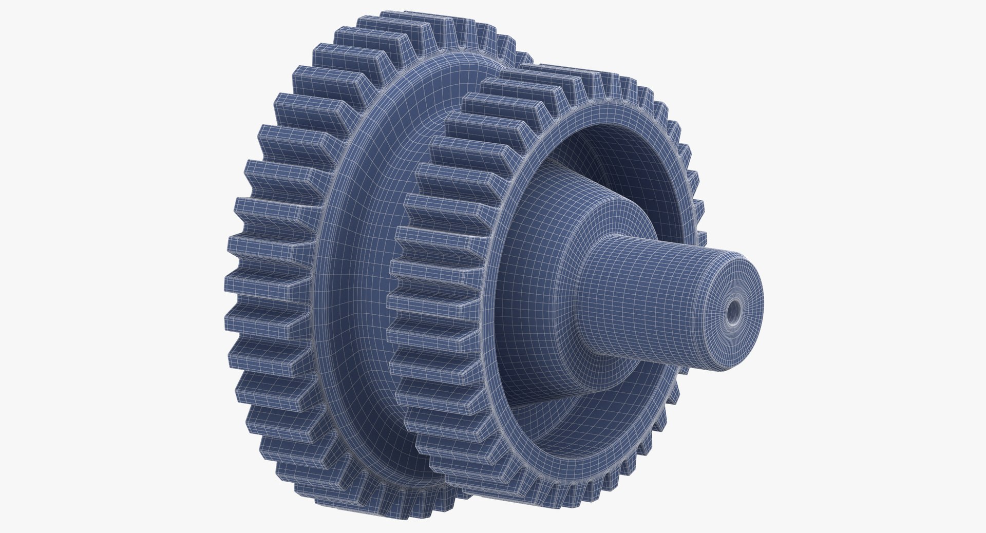 3D Dual Spur Gear - TurboSquid 1402655