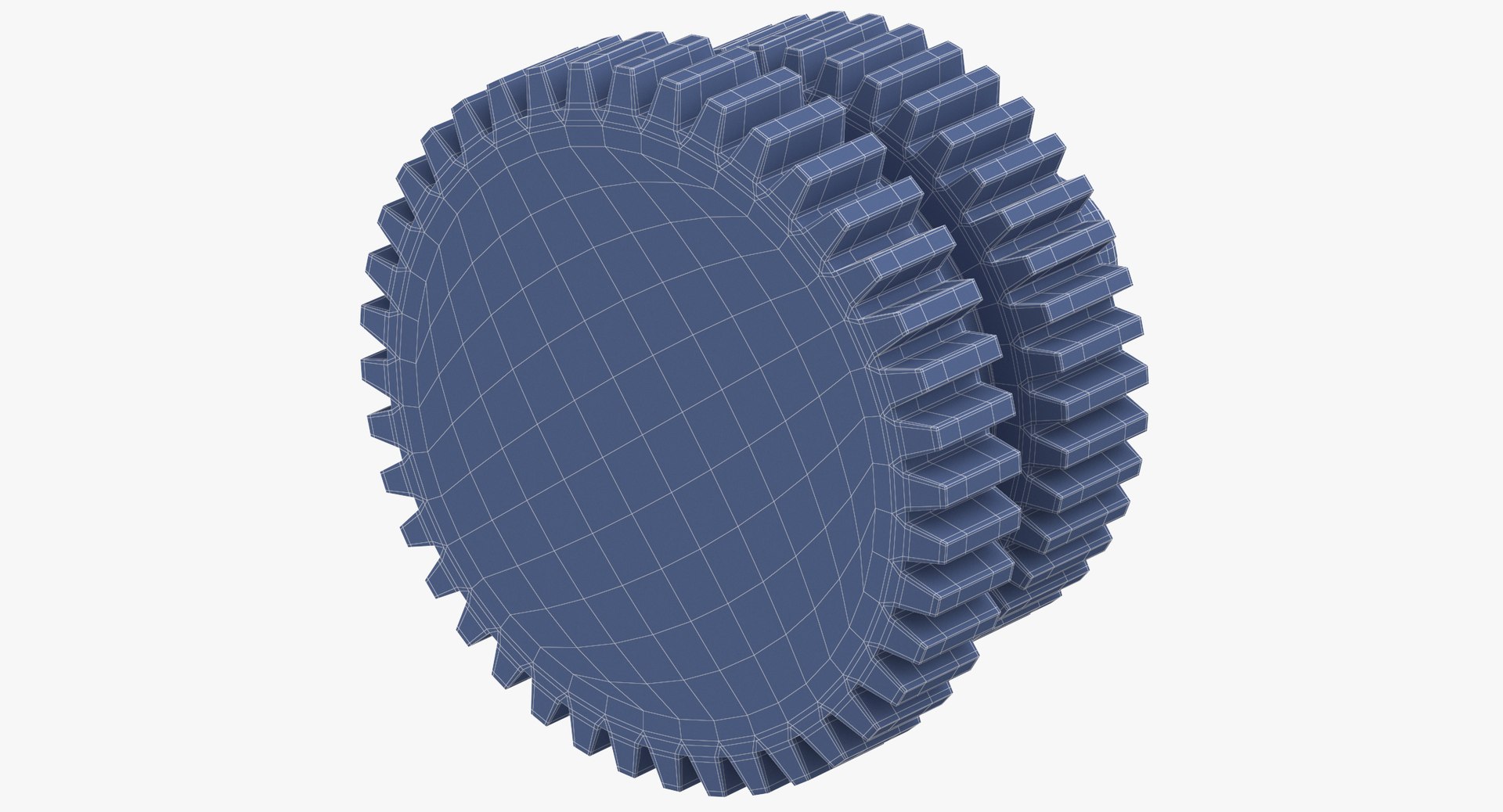 3D Dual Spur Gear - TurboSquid 1402655