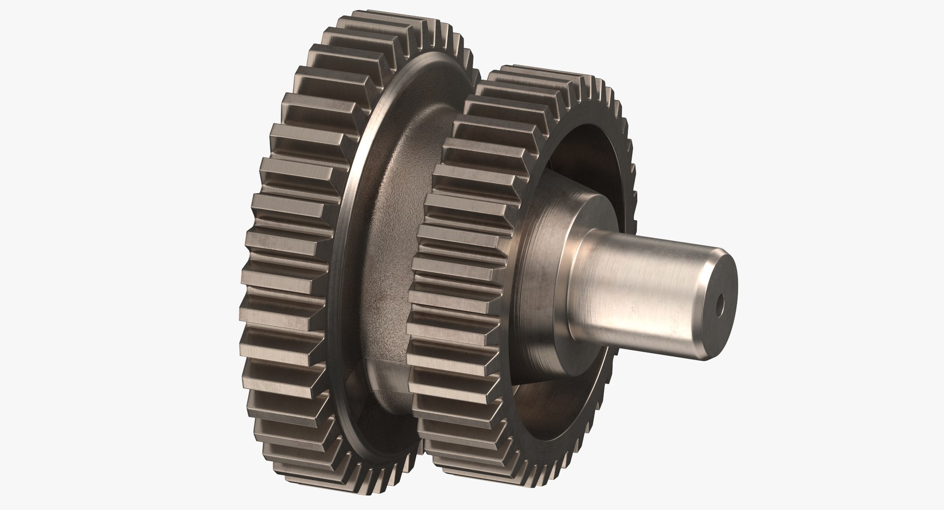 3D Dual Spur Gear - TurboSquid 1402655