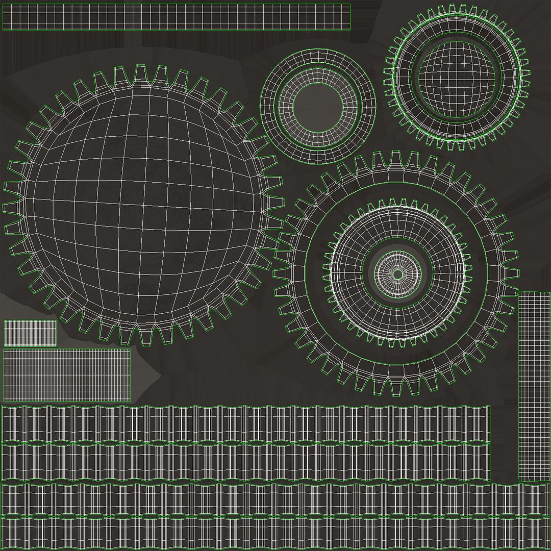 3D Dual Spur Gear - TurboSquid 1402655