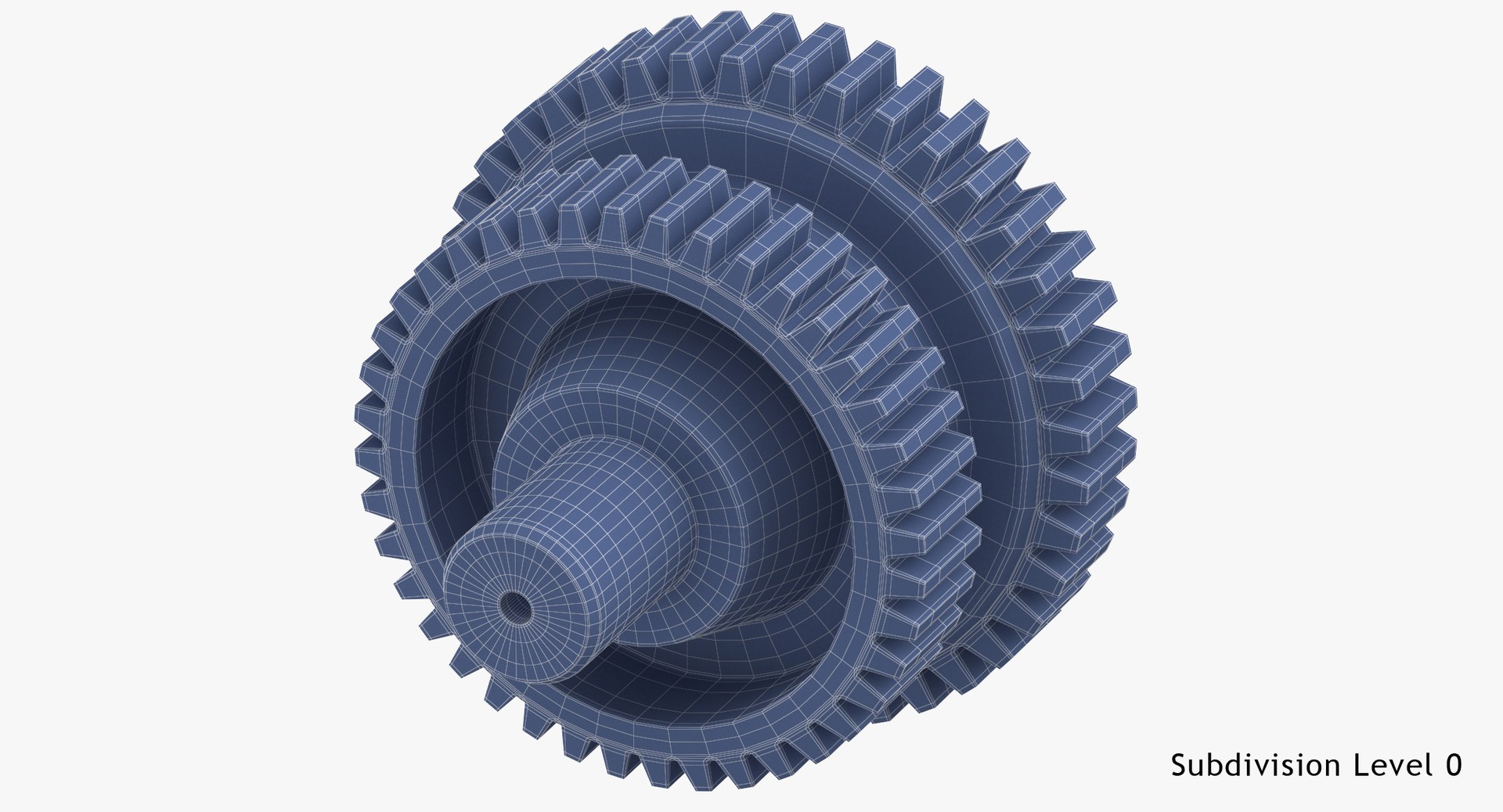 3D Dual Spur Gear - TurboSquid 1402655