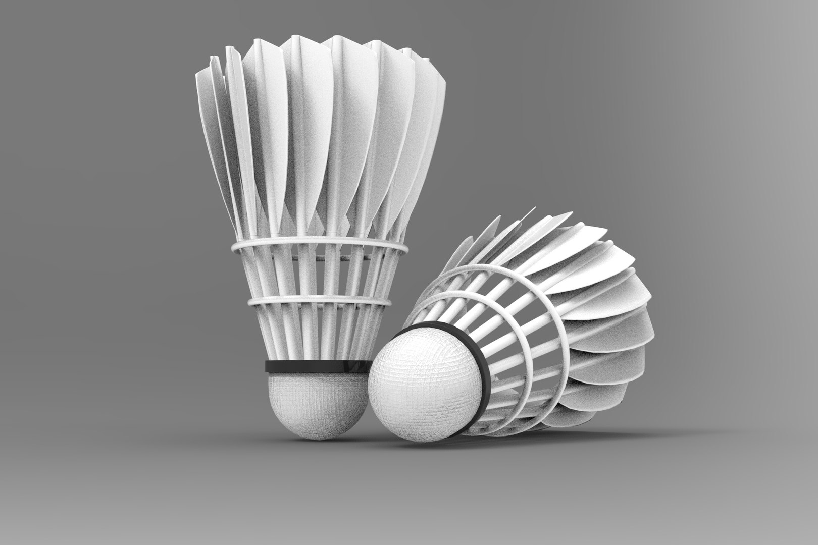 Badminton Ball 3D - TurboSquid 1907995