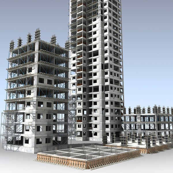 building construction 3d model