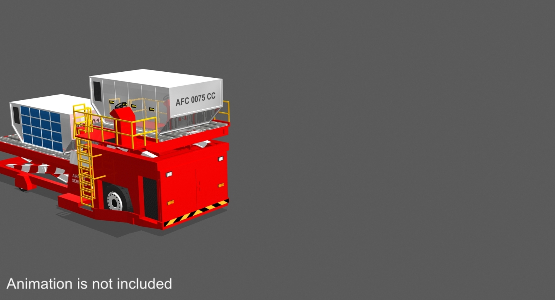 3D aircraft loader device rigged - TurboSquid 1404728
