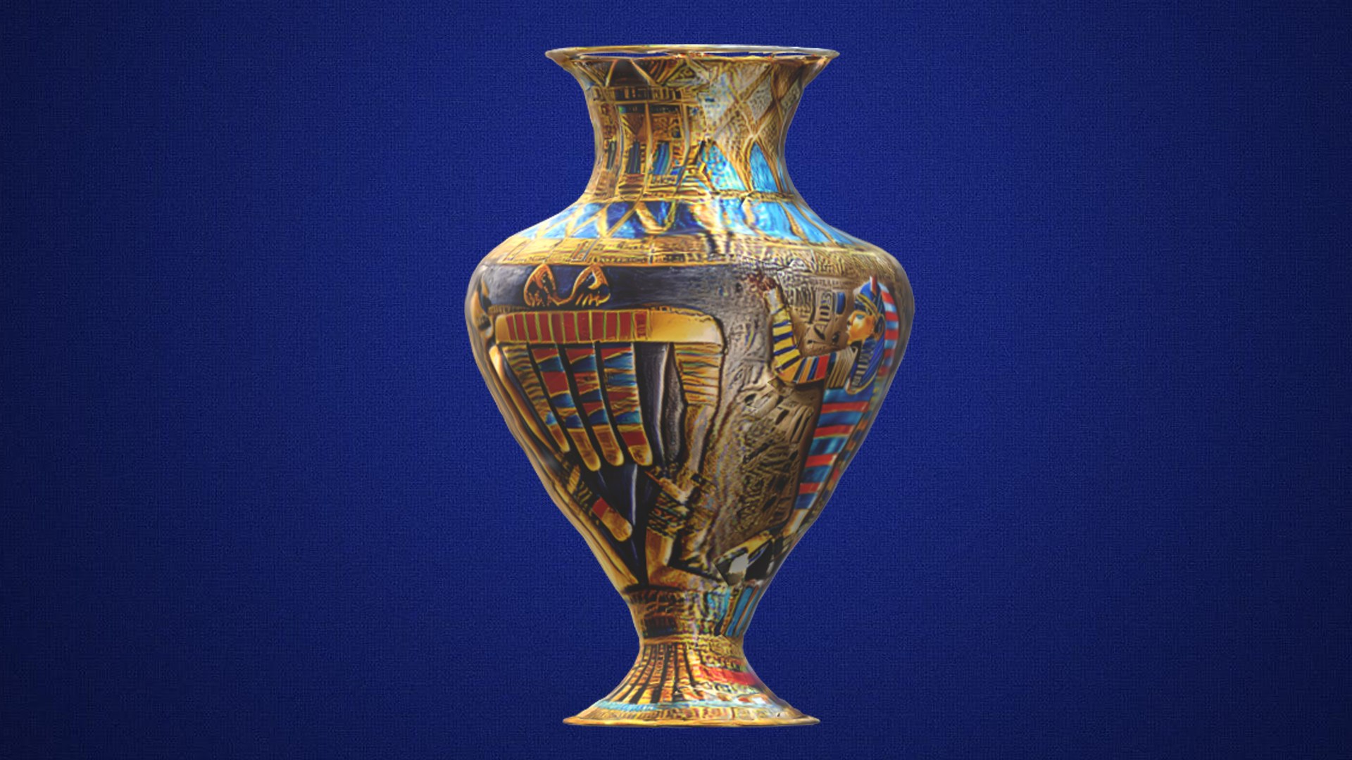 3D Egyptian Vase Egypt Ancient - TurboSquid 2151352