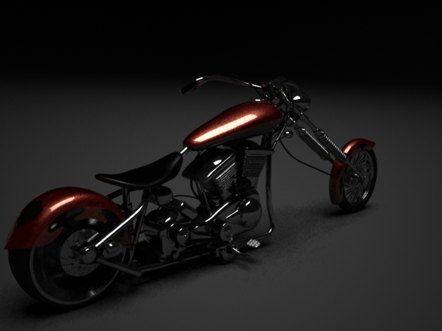 max s classic chopper bike