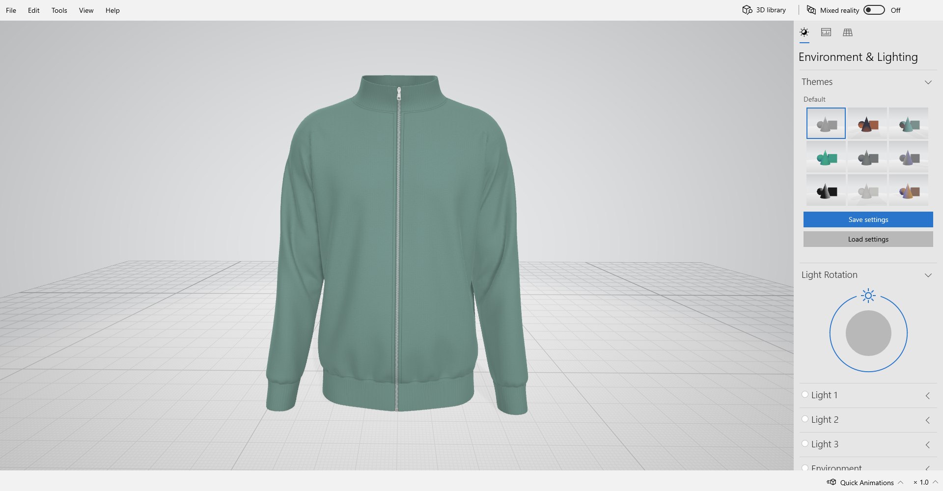 3D Model Mens Knitted Outdoor Fleece Jacket - TurboSquid 2082565