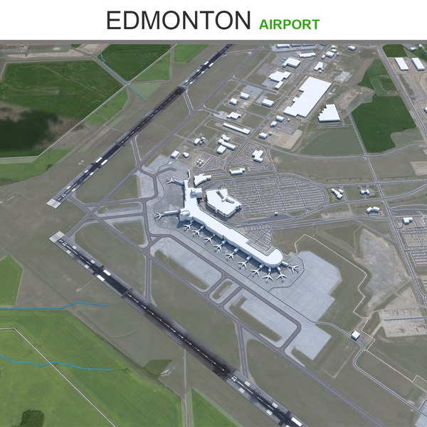3D Edmonton Airport - TurboSquid 2013508