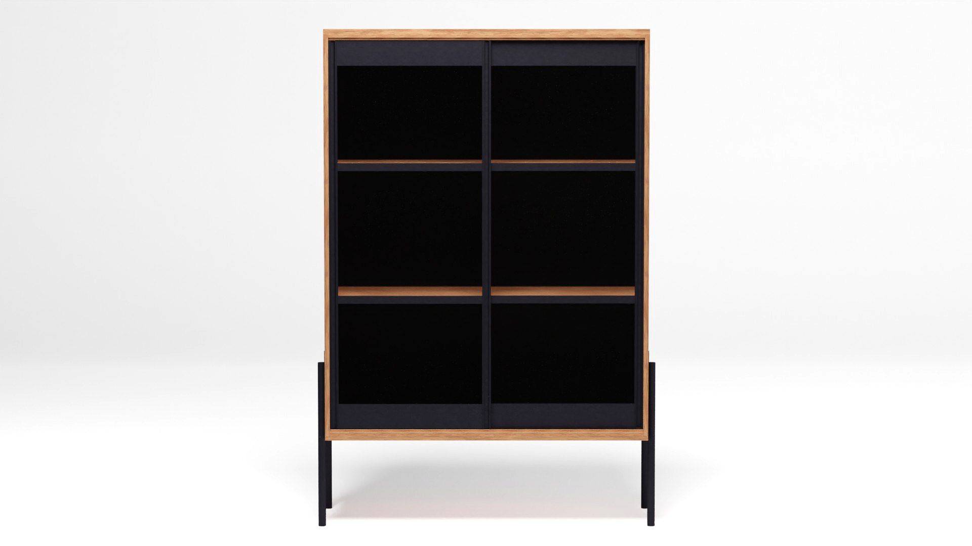 3D Scandinavian Display Cabinet - TurboSquid 1723860