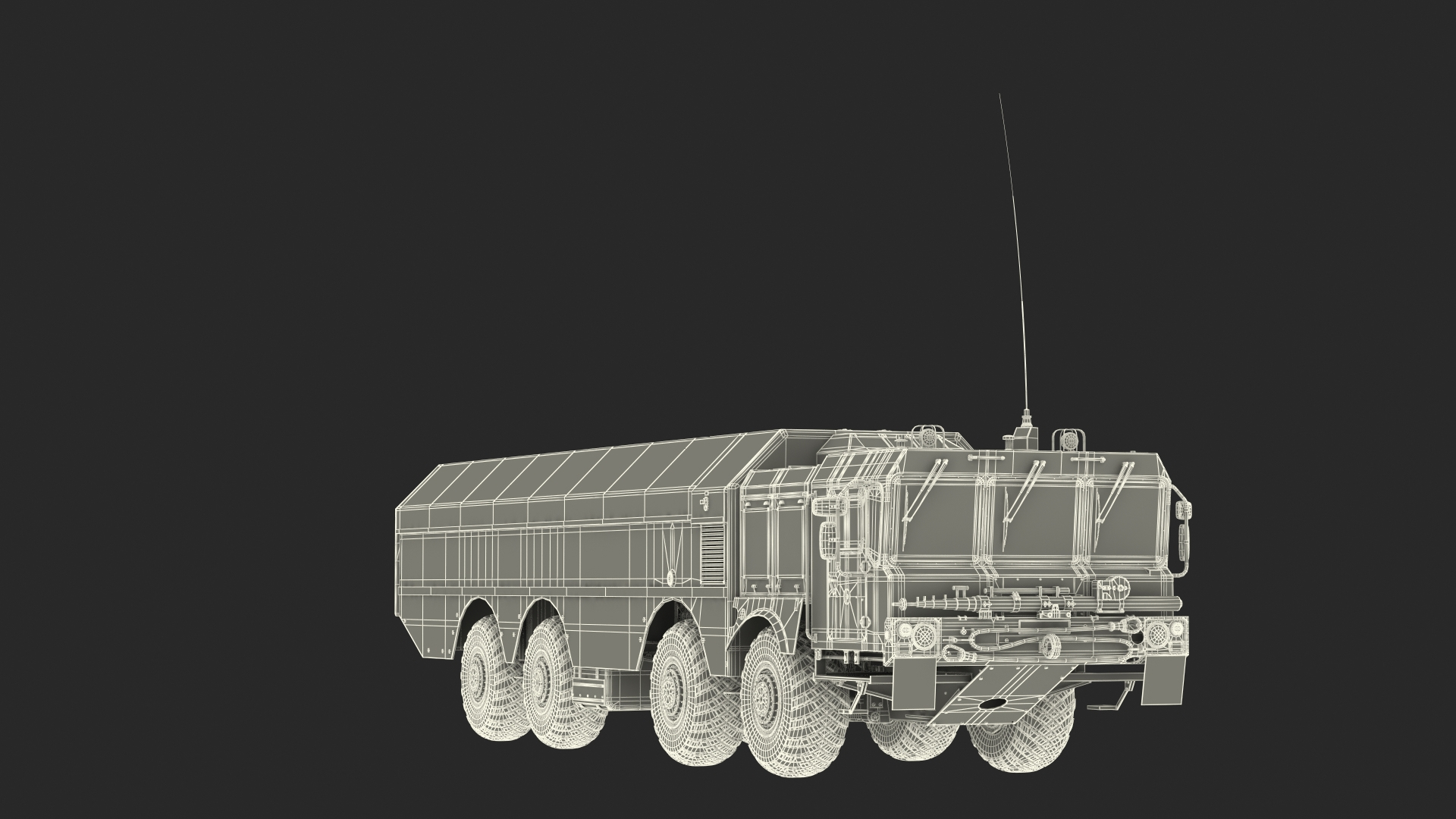 3D 300P Bastion-P Mobile Defence Missile System Rigged Model ...