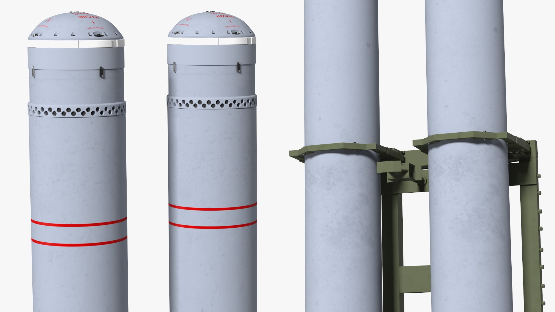 3D 300P Bastion-P Mobile Defence Missile System Rigged model ...