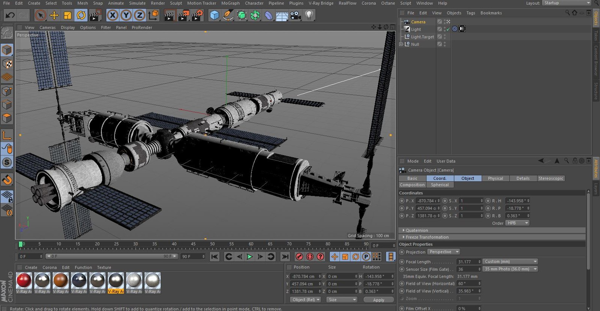 Chinese Space Station Tianhe 3D Model - TurboSquid 2412305