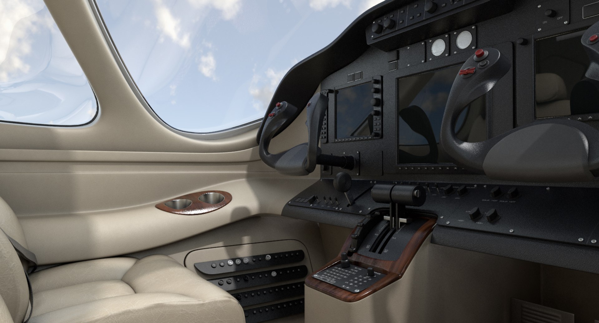 3D Complete Interior Cessna Mustang Model - TurboSquid 1395908