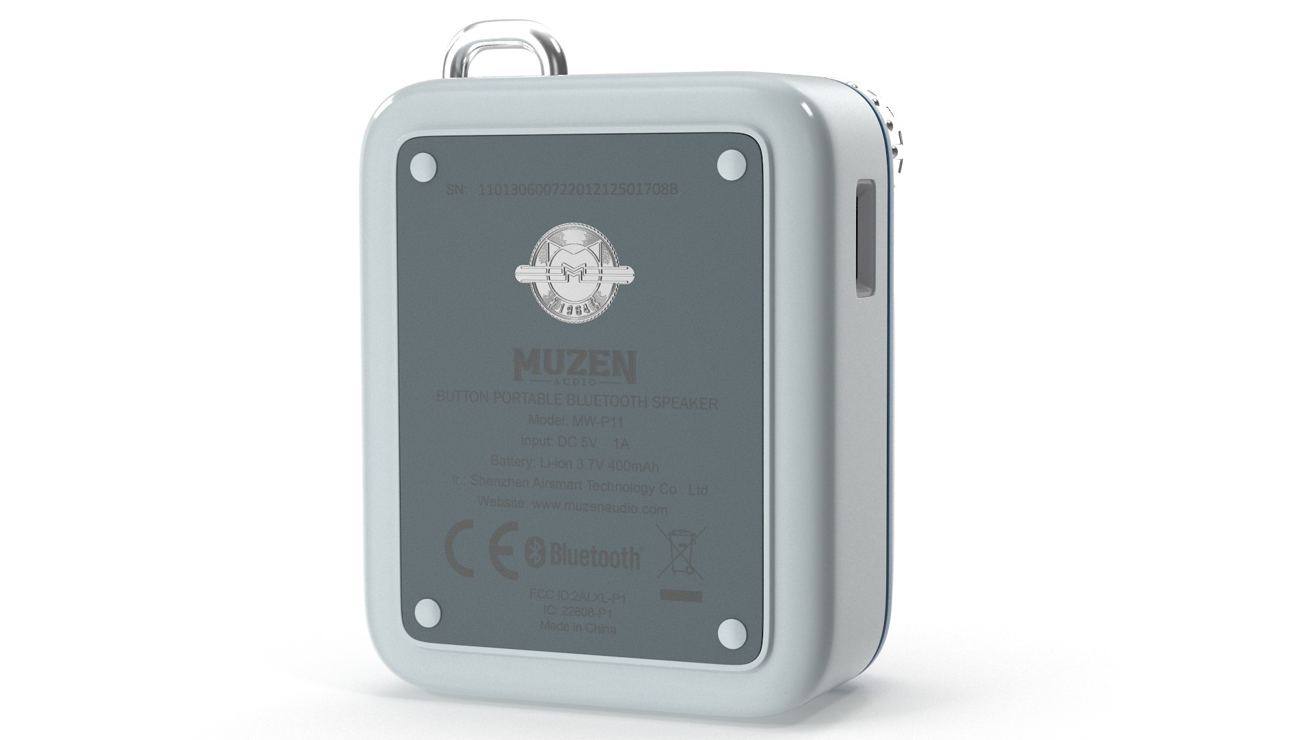 Muzen Button Mini Speaker 3D - TurboSquid 2246389