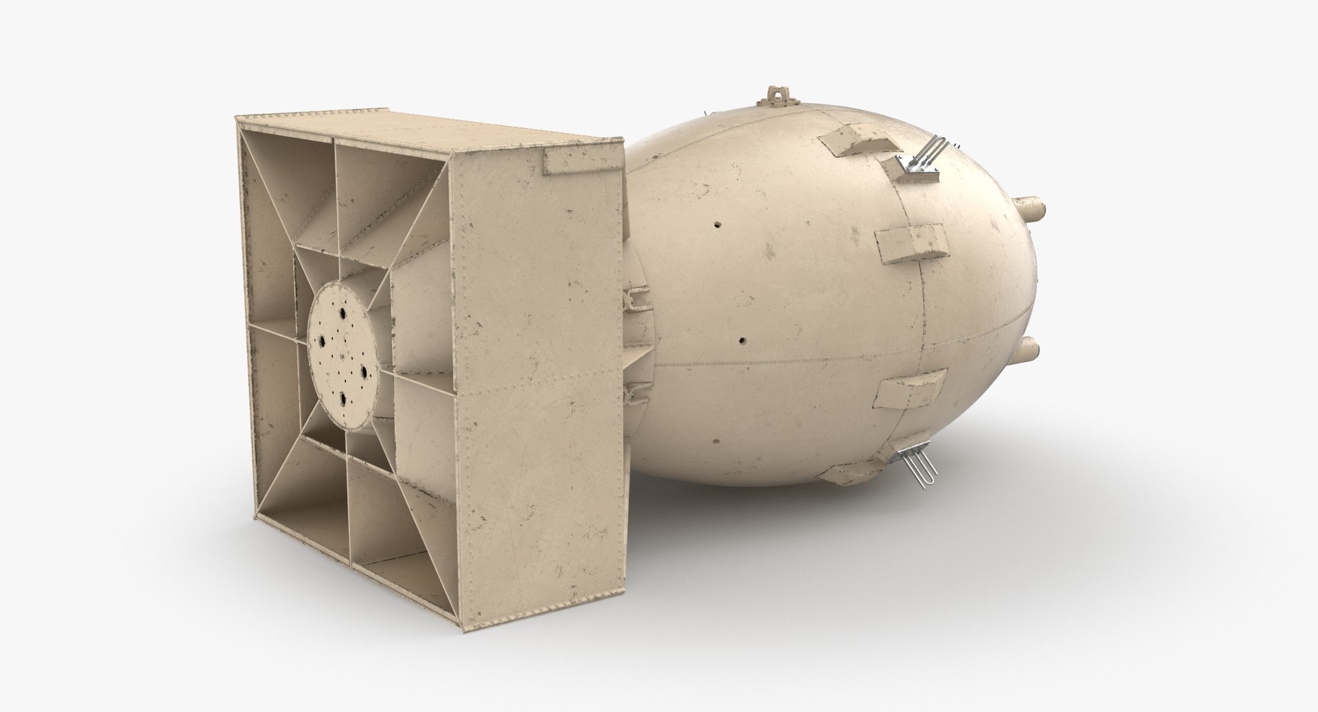 3D Model Fat Man Nuclear Bomb - TurboSquid 1292061