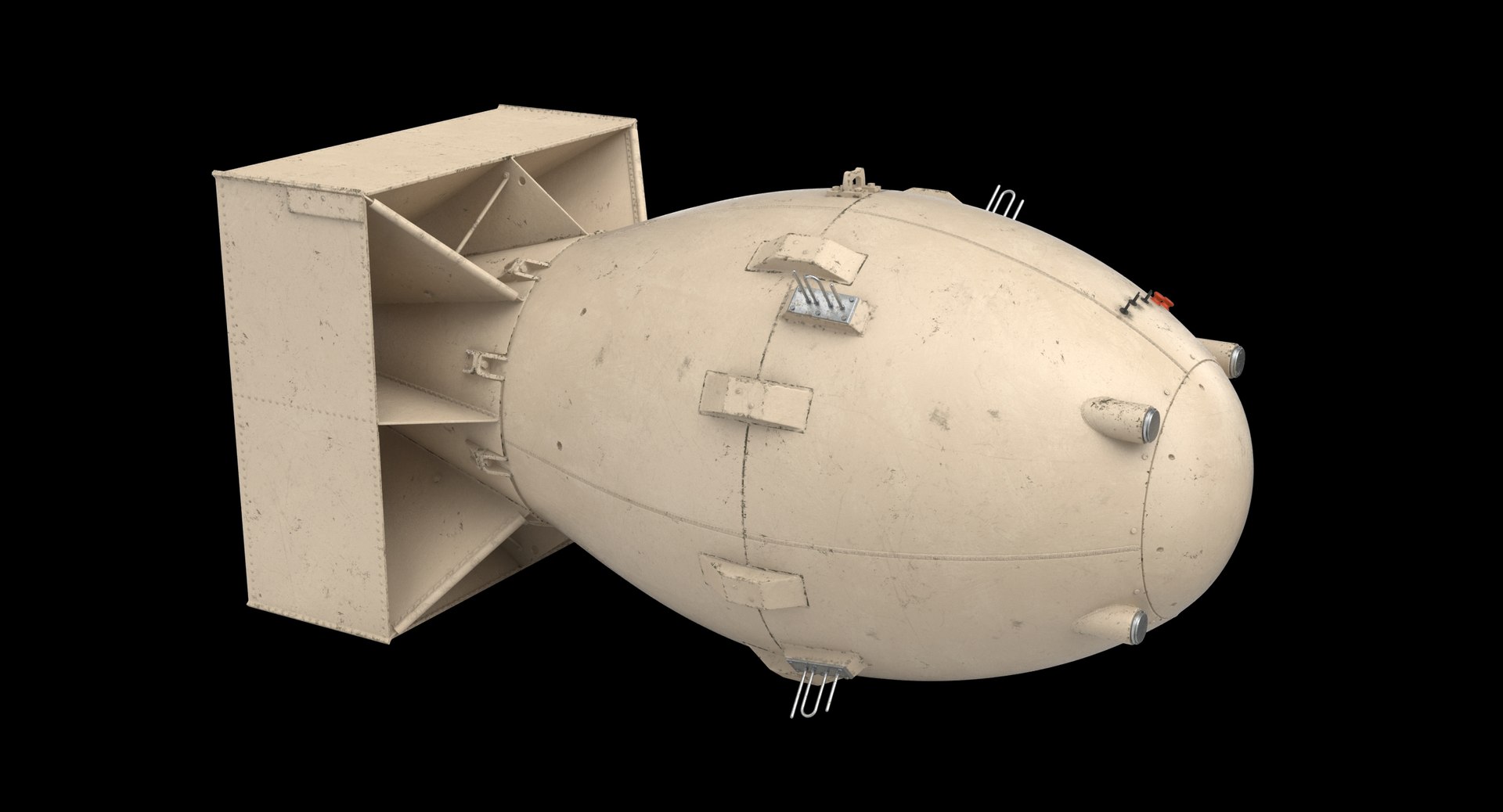 3D Model Fat Man Nuclear Bomb - TurboSquid 1292061