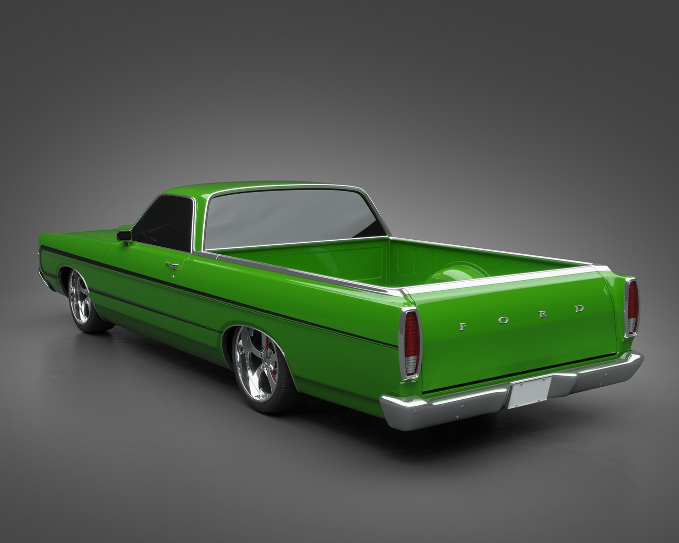 3D 1969 Ford Ranchero GT - TurboSquid 1743251