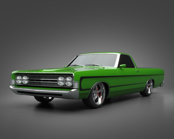 3D 1969 Ford Ranchero GT - TurboSquid 1743251