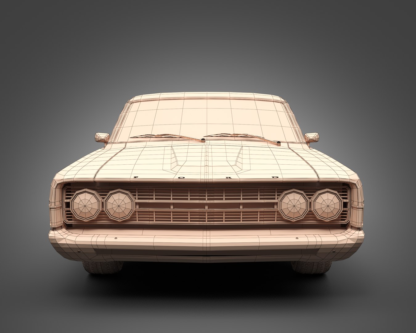 3D 1969 Ford Ranchero GT - TurboSquid 1743251