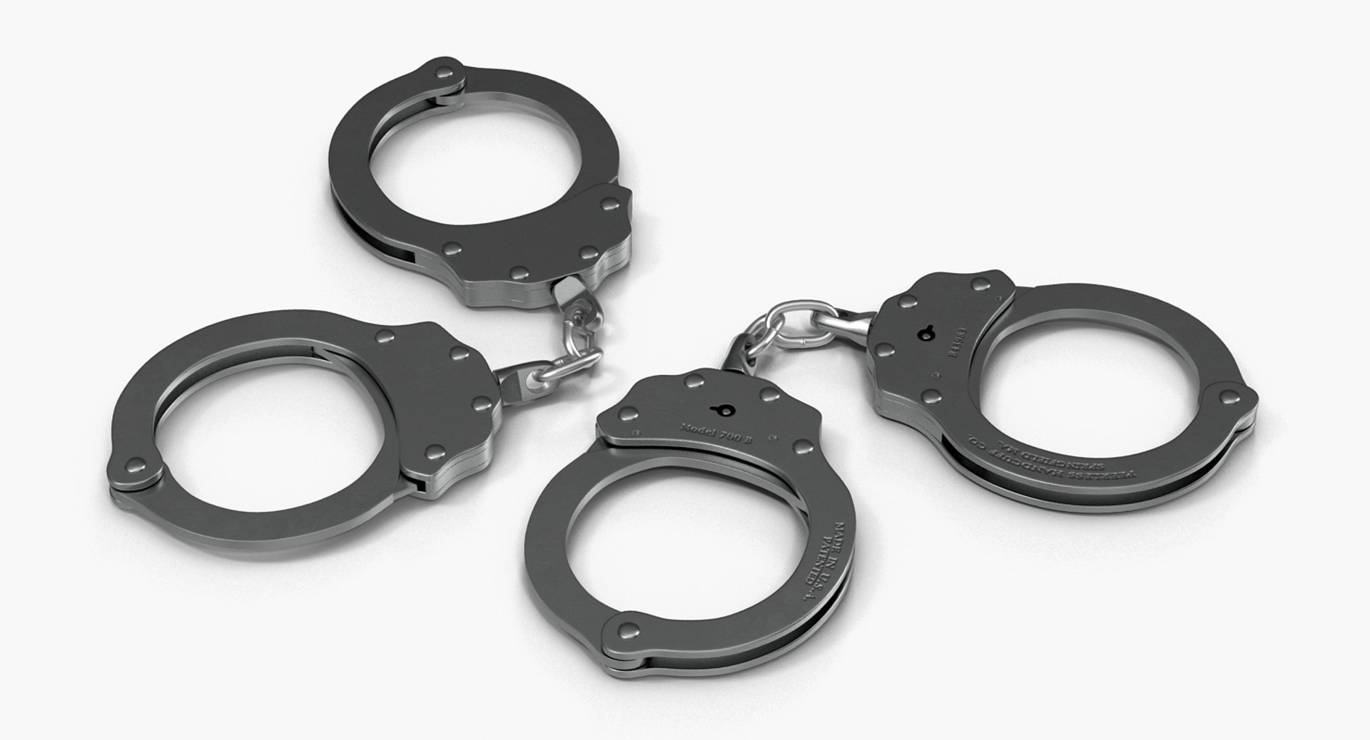 Short Chain Handcuffs 3ds