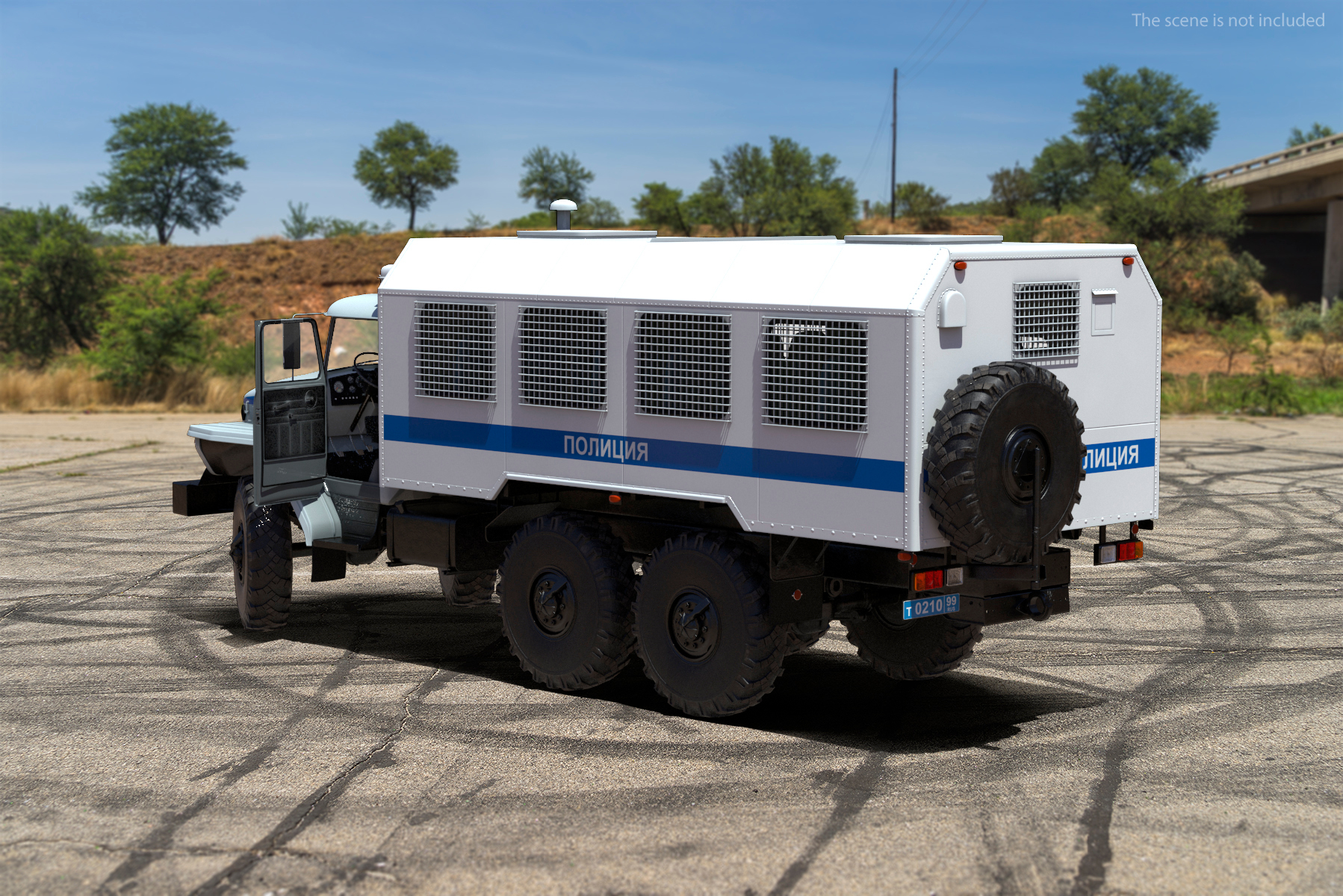 Ural 4320 police vehicle 3D model - TurboSquid 1677812