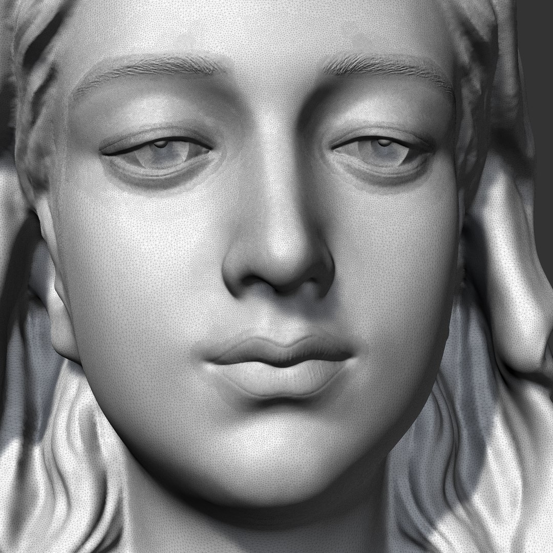 3D Virgin Mary Statue V3 3D Print Model - TurboSquid 2185264