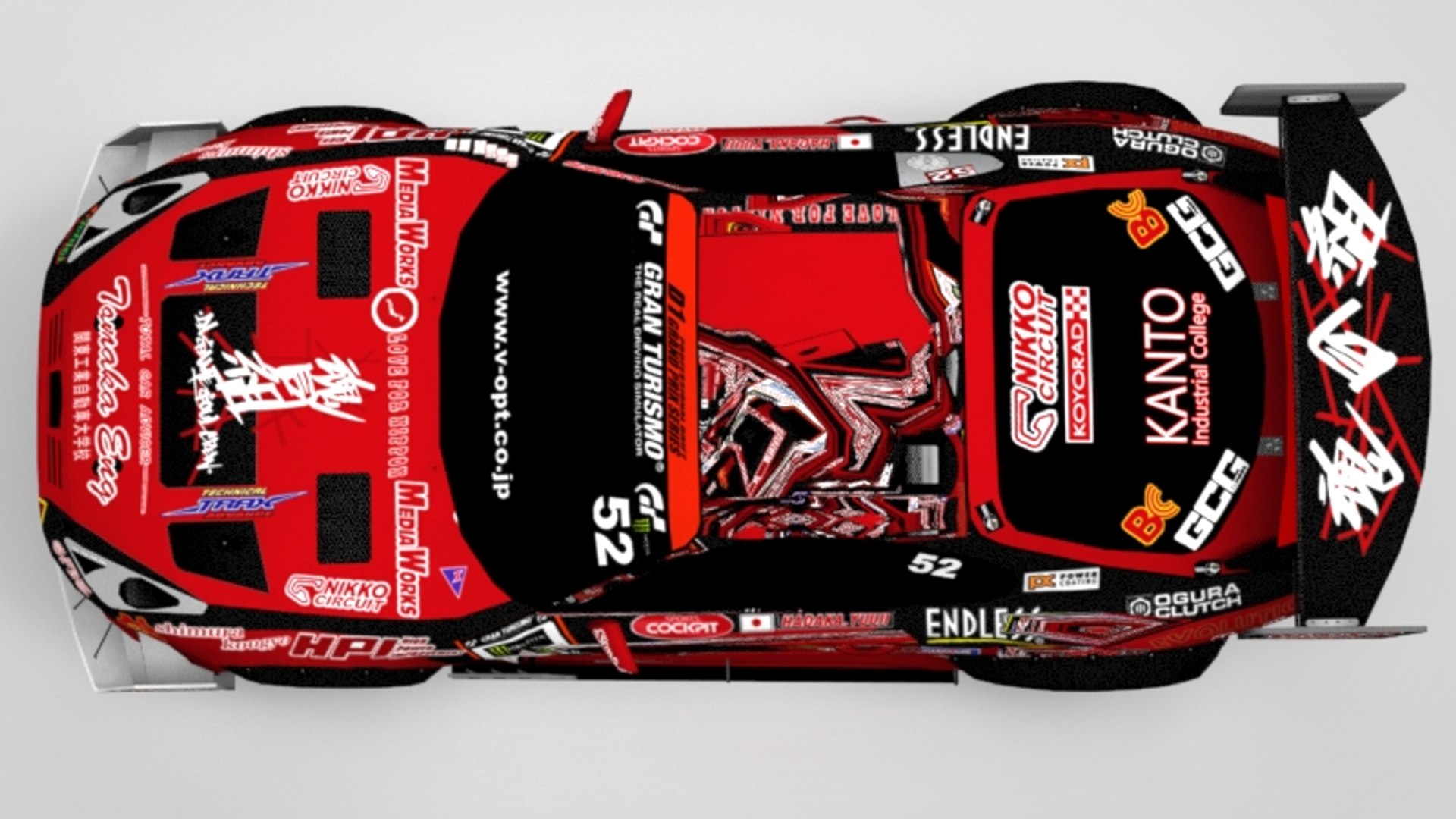 Racing Car D1 52 Model - TurboSquid 1395694