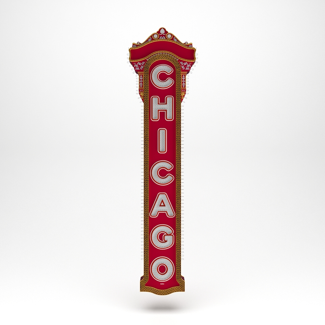 Chicago Sign Obj