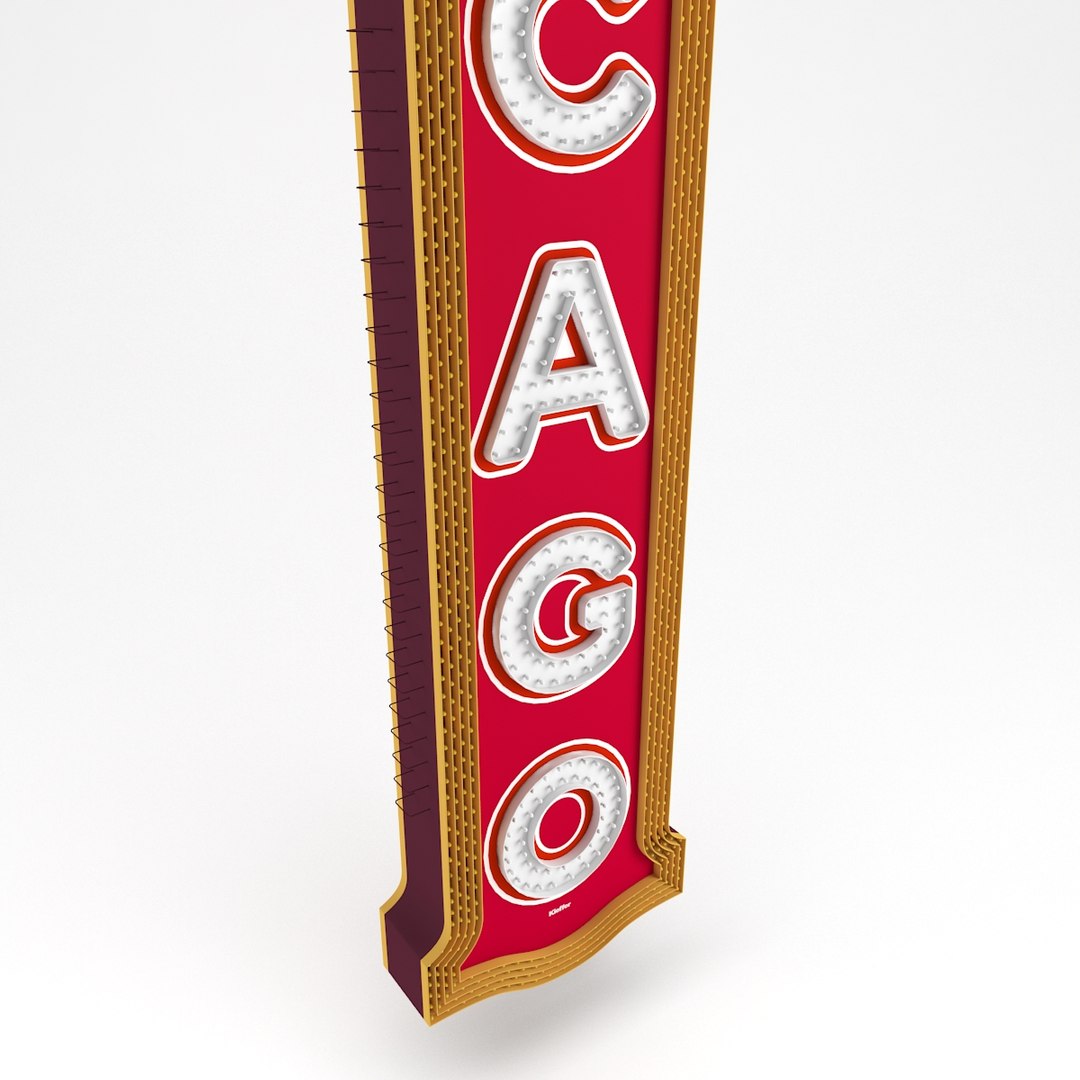 Chicago Sign Obj