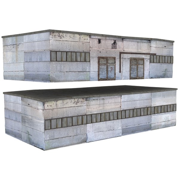3D model Factory Building 02 01 - TurboSquid 1740409