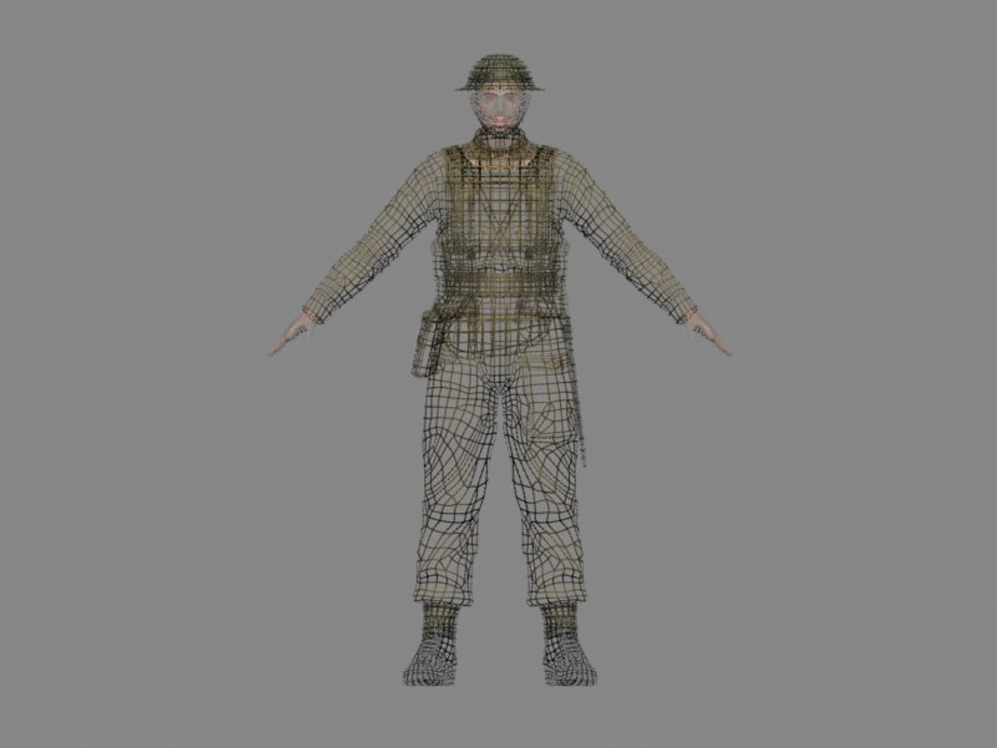 3d Wwii Soldier Model