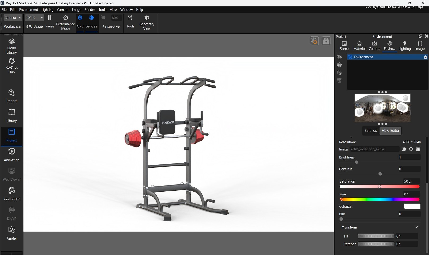 Pull Up Machine 3D Model - TurboSquid 2334584